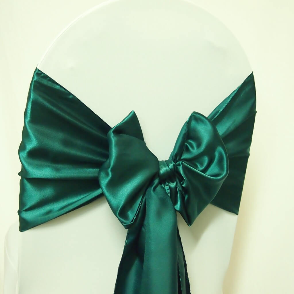 Covers Decoration Hire | Sash Green Organza Apple Green | Covers ...