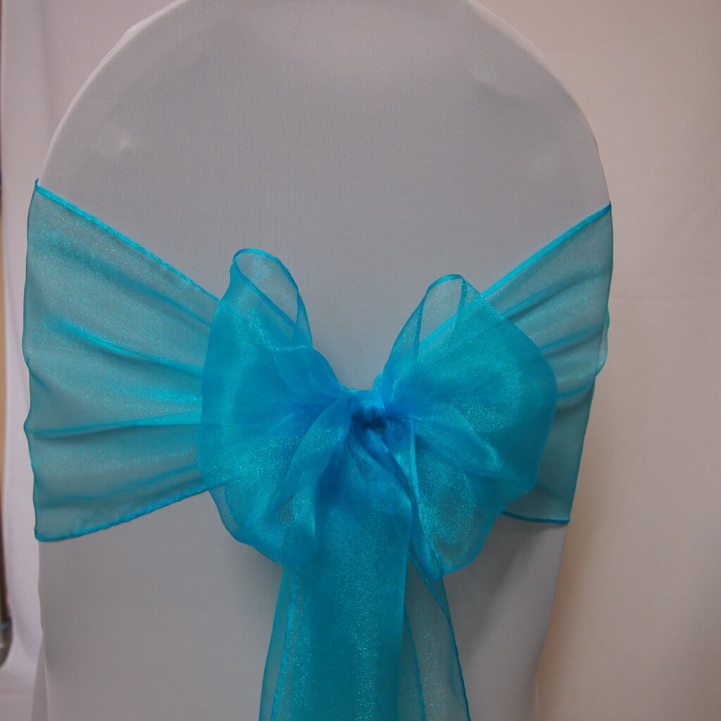 Sash Black Organza | Covers Decoration Hire