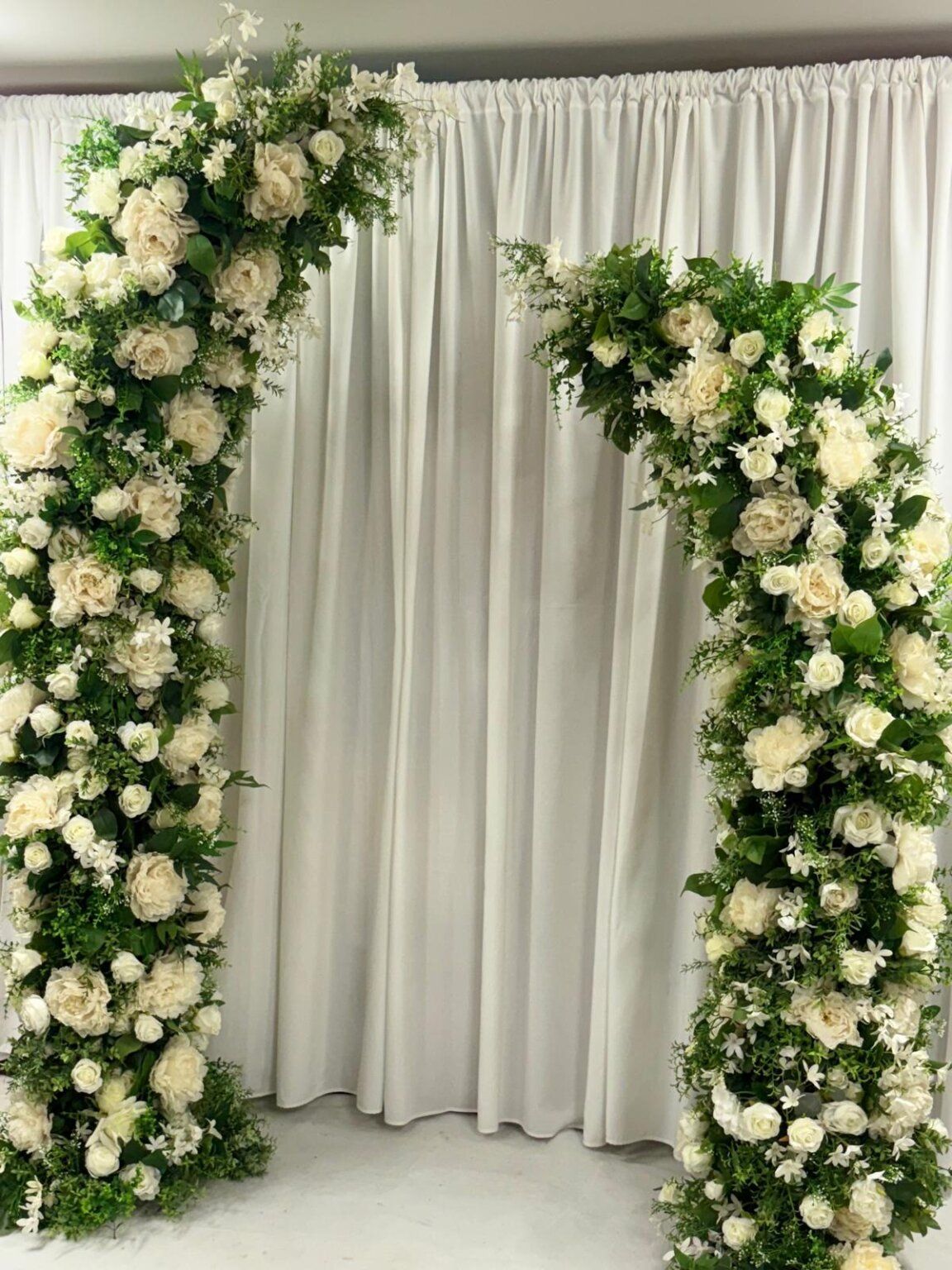 Diamond Rose Split Arch | Covers Decoration Hire